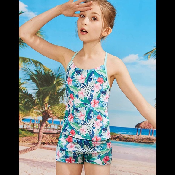 phibee | Swim | Phibee Girls Tankini Summer Bathing Two Piece Swimsuit ...